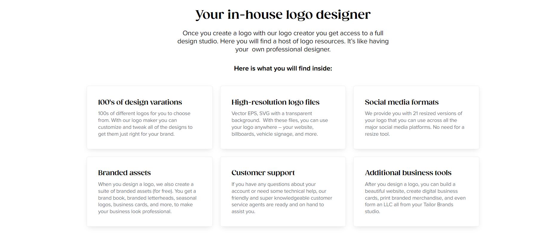 Tailor Brands Review | Own Your Favorite Logo At Reasonable Rates